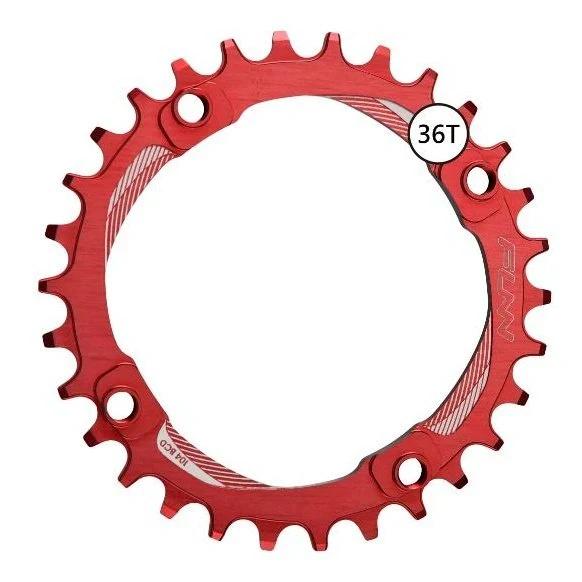 Funn Solo Chainring Red 36T 104 Bcd Mountain Bike Crank Chain Ring ...