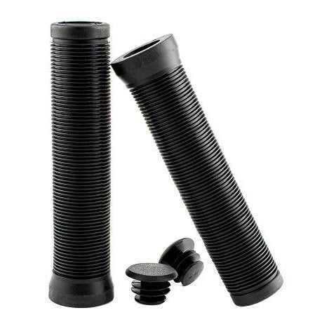 Kwt Ribbed Grips 145Mm - Black Flatbar Grips – Bike Blvd