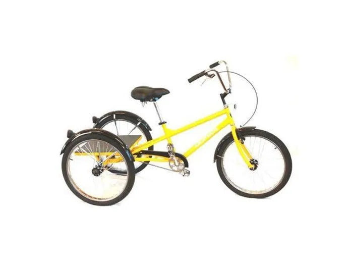 TRIKE 24" 3 Speed (Coaster) NEXUS, Industrial, 180kg Capacity YELLOW ...