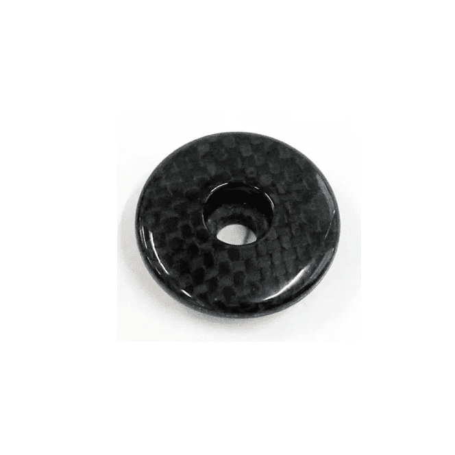 1 1/8" Carbon Fiber Top Cap - Black Gloss Finish – Bike Blvd