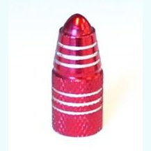 50mm Red Valve Cap - Guided Missile Design – Bike Blvd