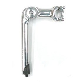 Alloy Adjustable Stem 100mm Extension, 22.2 Quill, 25.4 Handlebar, Sil ...