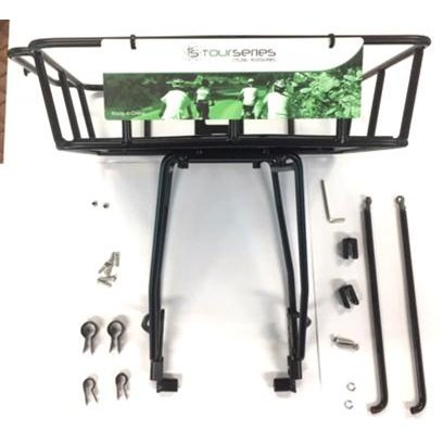 Alloy Front Rack with Fixed Basket for 26-29er Bikes - Heavy Duty, 10k ...