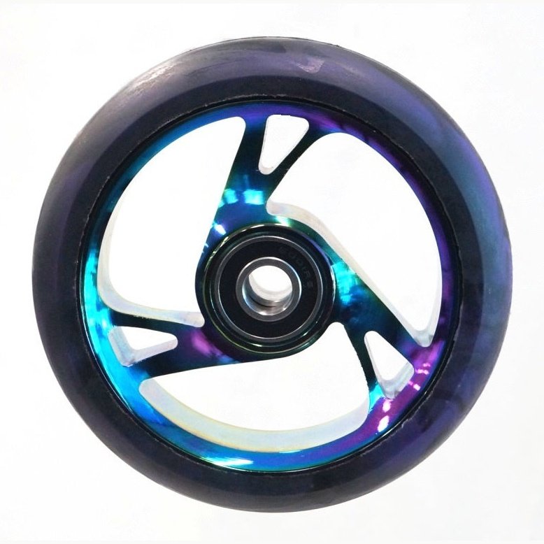 Bulletproof Alloy Core Scooter Wheel - 125mm Diameter, 30mm Wide, ABEC ...