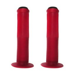 Bulletproof Red Grips 140mm with Flange & End Plugs – Bike Blvd