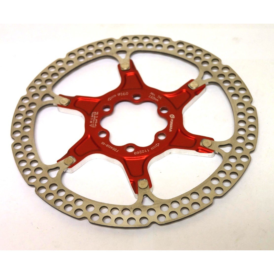 Formula 160 Red Disc Brake Set with Screws – Bike Blvd
