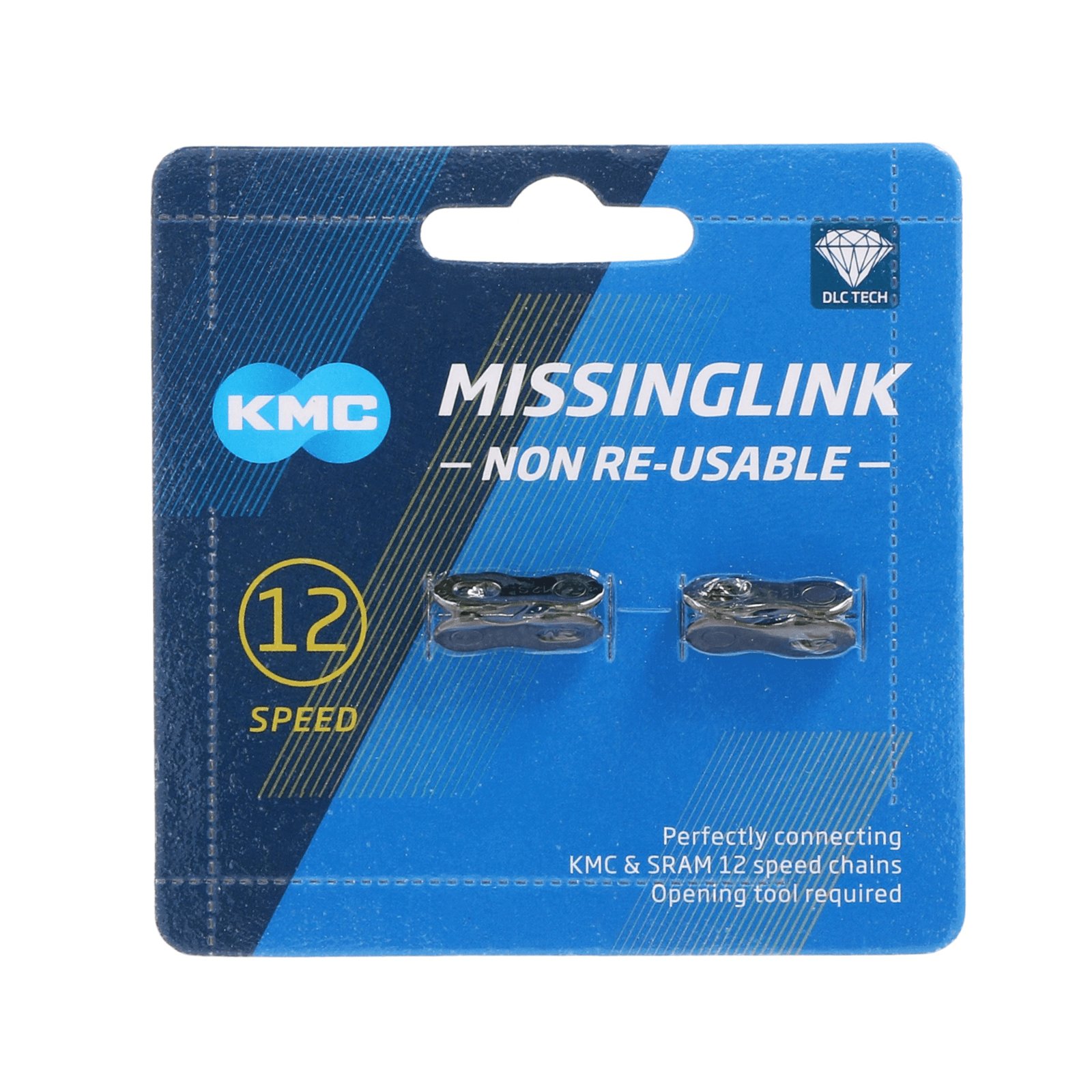 KMC 12 Speed Connecting Link - Non Reusable (2 Pack) - Silver – Bike Blvd