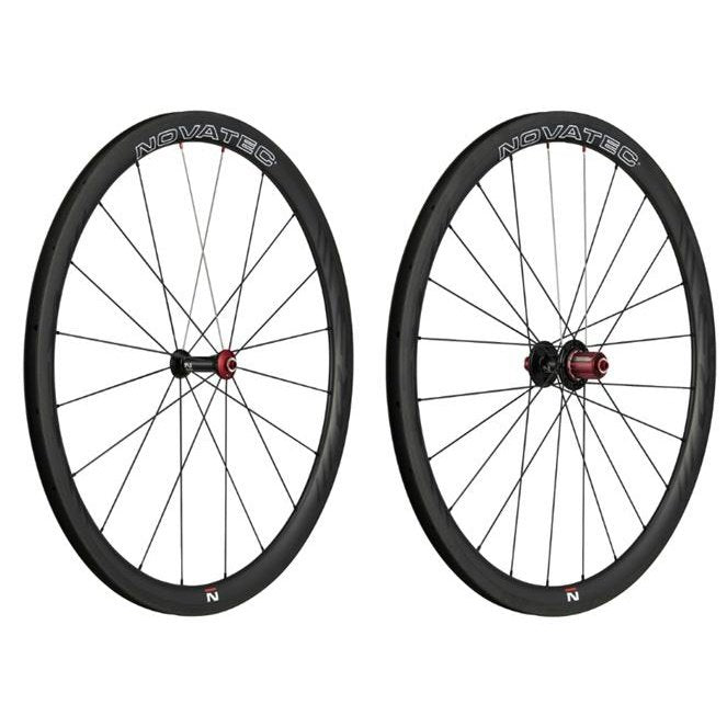 Novatec R-3 Carbon Wheelset - 11 Speed, 700c Clincher, Tubeless Ready ...