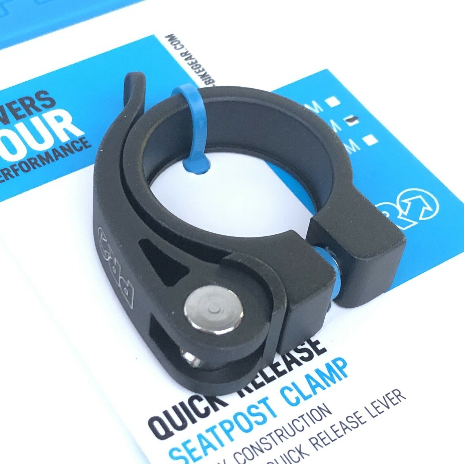PRO 28.6mm Seat Post Clamp Quick Release Alloy Black Saddle Bike Frame ...
