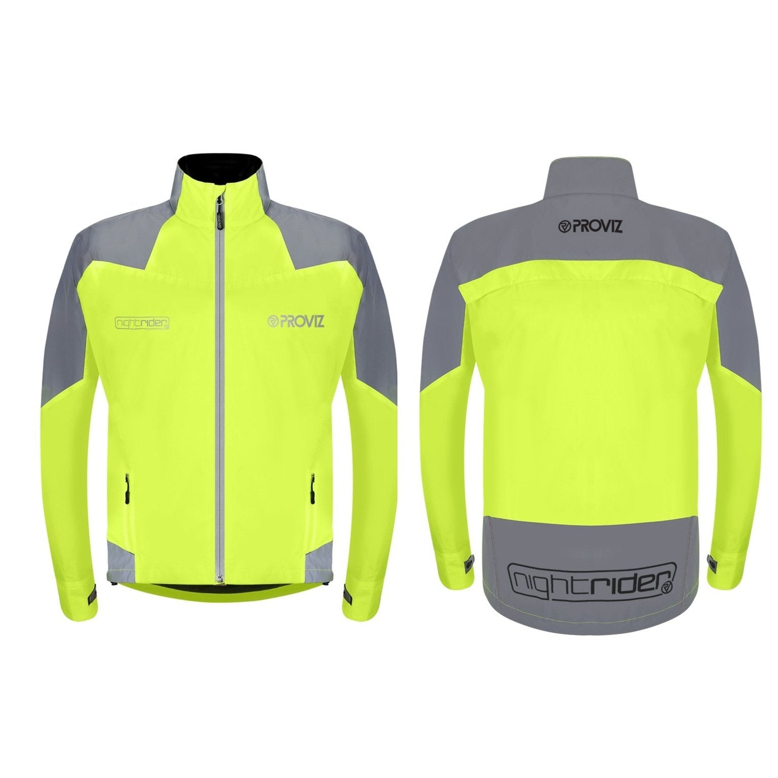 PROVIZ Nightrider Jacket Yellow (L) - High Visibility Jacket PV1502 ...