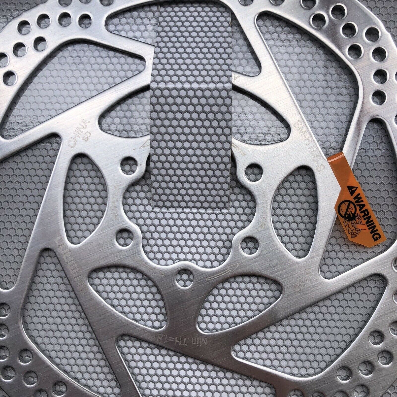 SHIMANO SM-RT56 Disc Brake Rotor Stainless 6-Bolt 6" Inch 160mm Discs ...