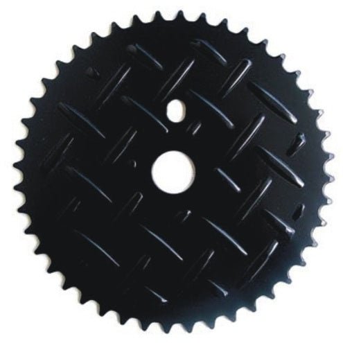Steel Chain Ring 44T - Black Checkerplate or Grate Design – Bike Blvd