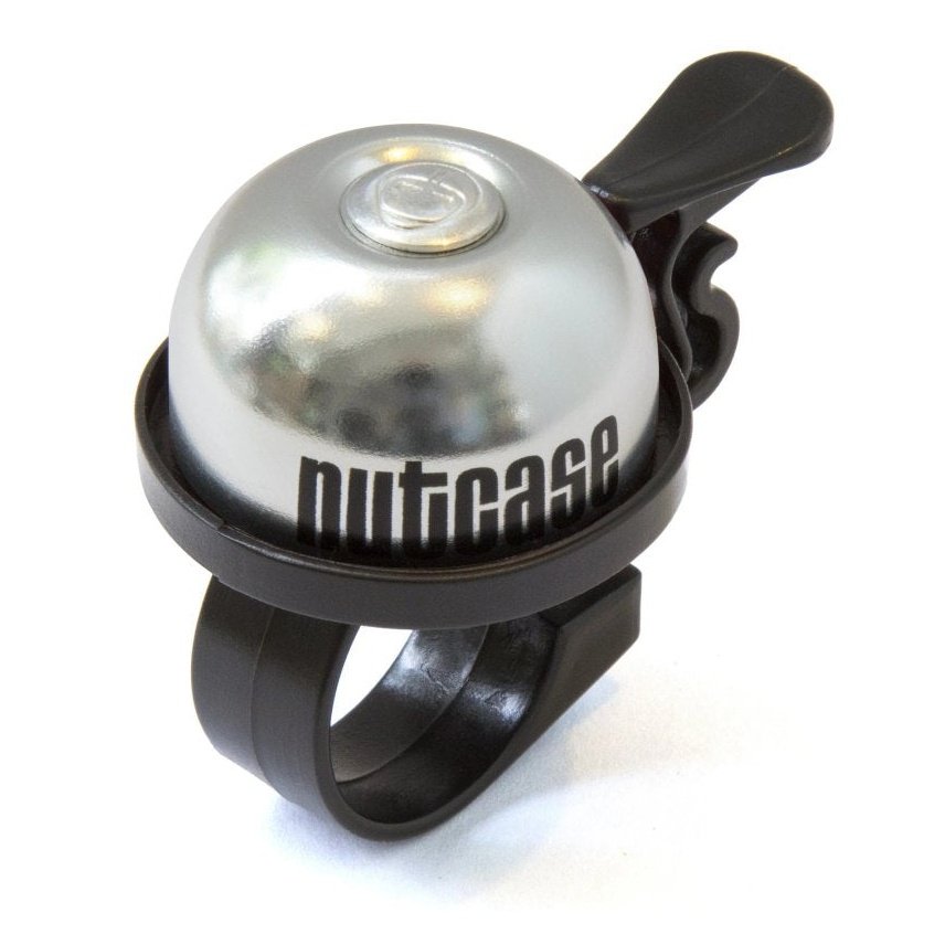 Nutcase Thumbdinger Bell - Silver: Bicycle Safety Accessory – Bike Blvd